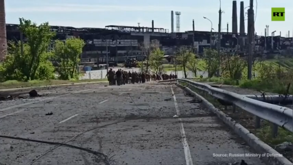 Russia reveals number of Azovstal captives — RT Russia & Former Soviet ...