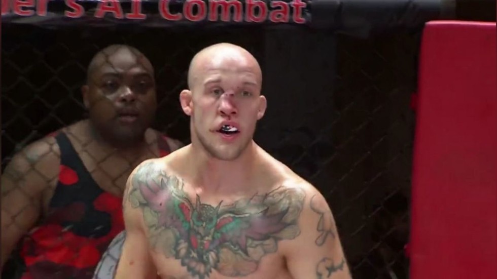 MMA contender tries to fight on after ‘worst nose break in history ...