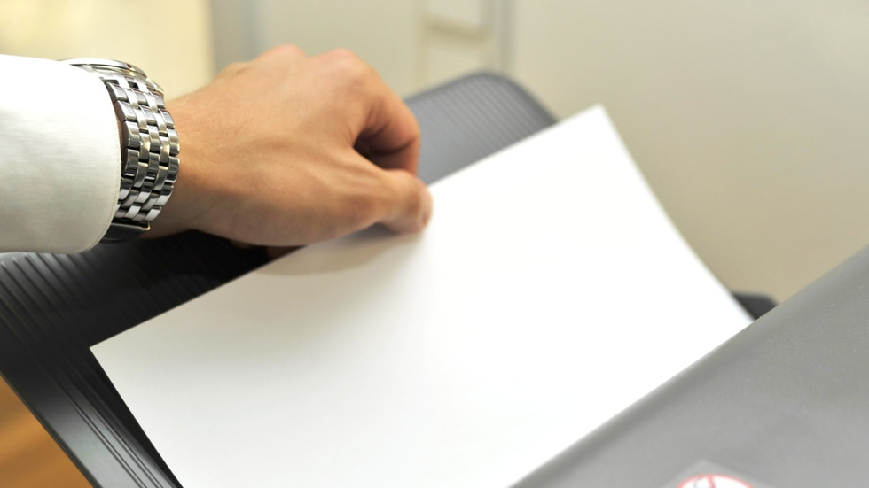 Paper shortage affecting corruption investigators – top official — RT ...