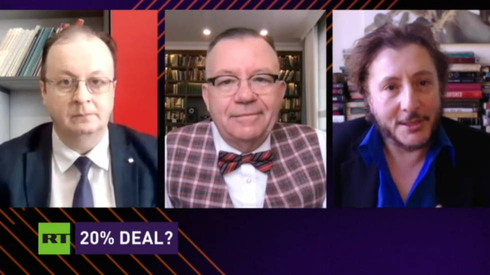 CrossTalk, HOME EDITION: 20% deal? — RT CrossTalk