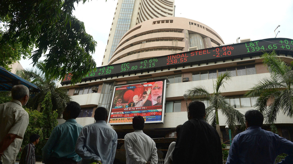 Indian shares zoom to record highs as exit polls signal a Modi win — RT ...
