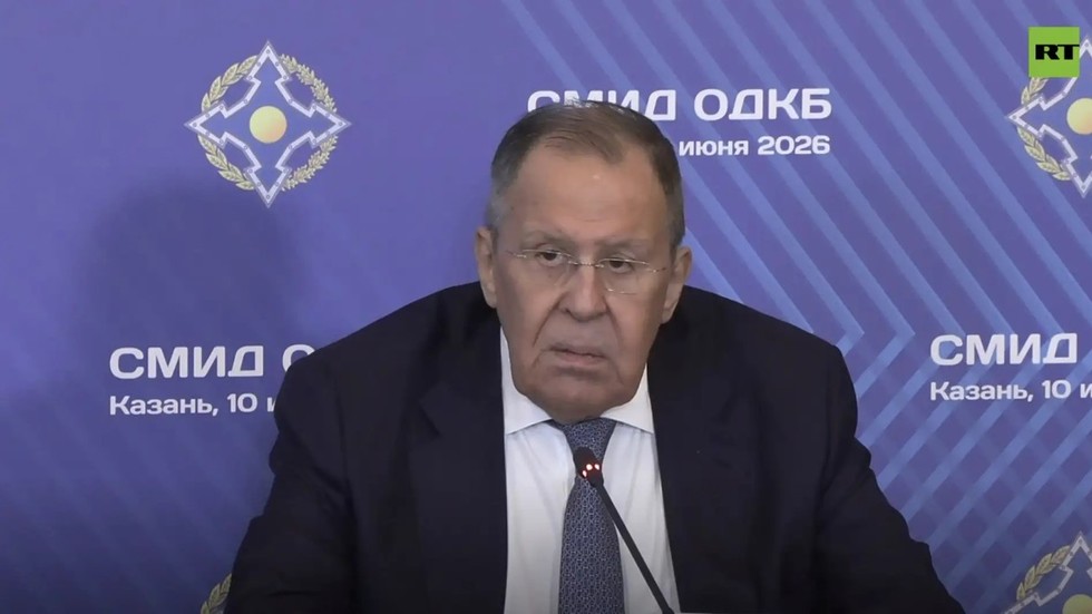 Lavrov and CSTO Secretary-General Masadykov hold press conference in ...