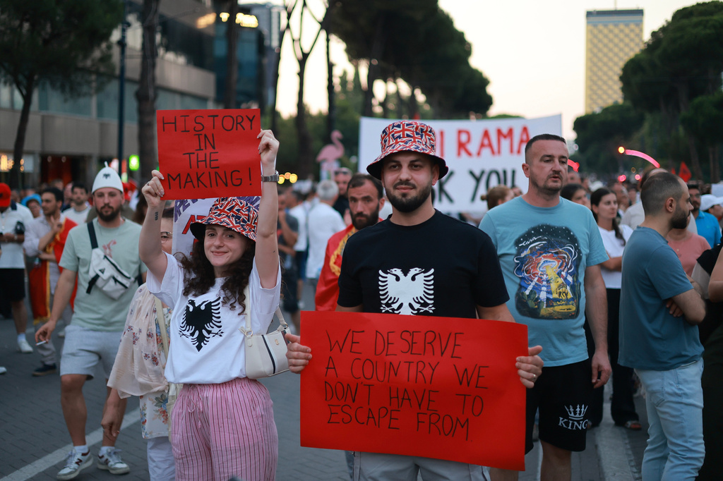 ‘Albania is not for sale’: Inside the protests over a Trump family ...