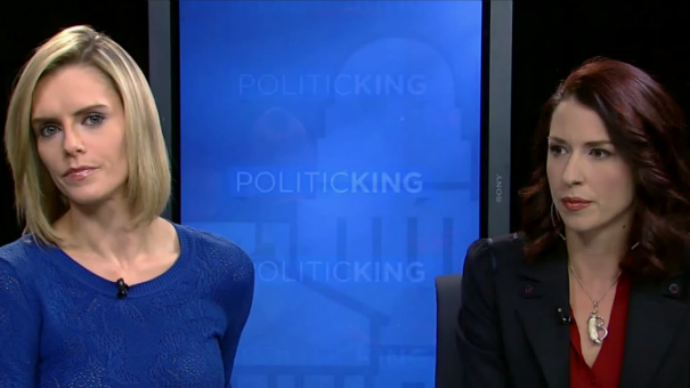 Politicking: RT’s Thom Hartmann, Abby Martin and Erin Ade Face Off with ...