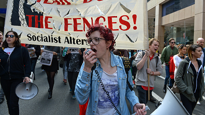 Refugees not welcome: Australians protest crackdown on asylum seekers ...