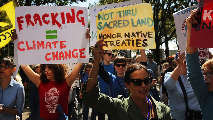 Global Frackdown: World protests shale gas production — RT World News