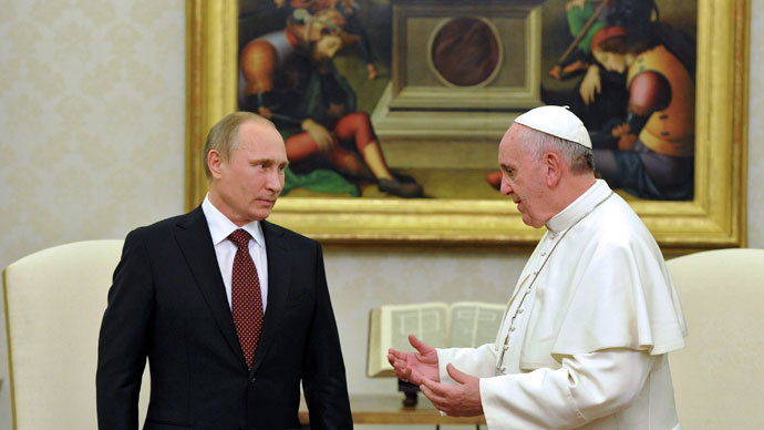 Putin and Pope Francis’s first meeting focuses on Christians’ plight in ...