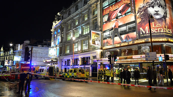 Almost 90 injured following ceiling collapse at packed London theater ...