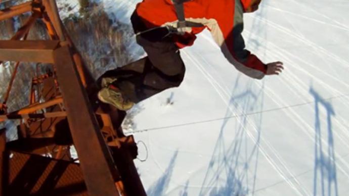A leap of faith: Russian base jumper falls 120 meters and lives to tell ...