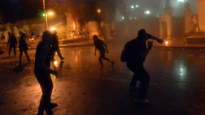 At least one killed as Cairo police disperse protesters, beating anyone ...