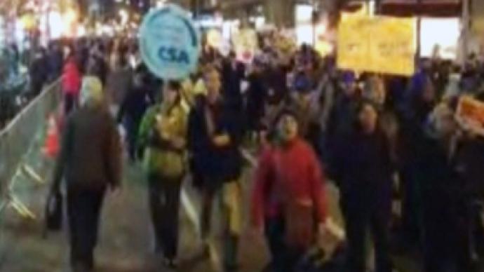 Labor unions march for economic justice in NYC — RT World News