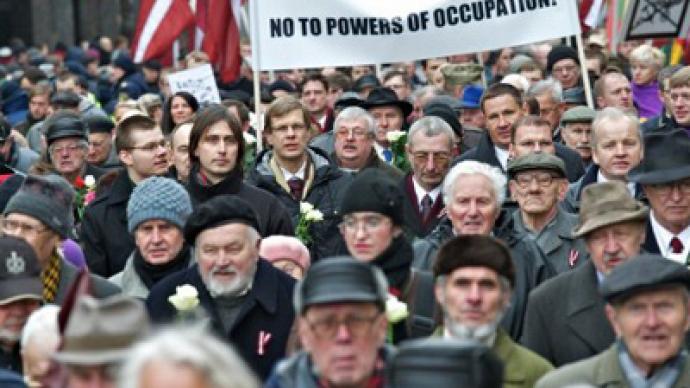 Riga hosts SS veteran march amid anti-fascist outcry (VIDEO) — RT World ...