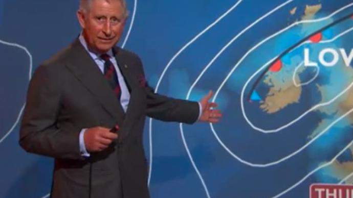 Reign over Scotland: Prince Charles tries shift as weatherman — RT ...