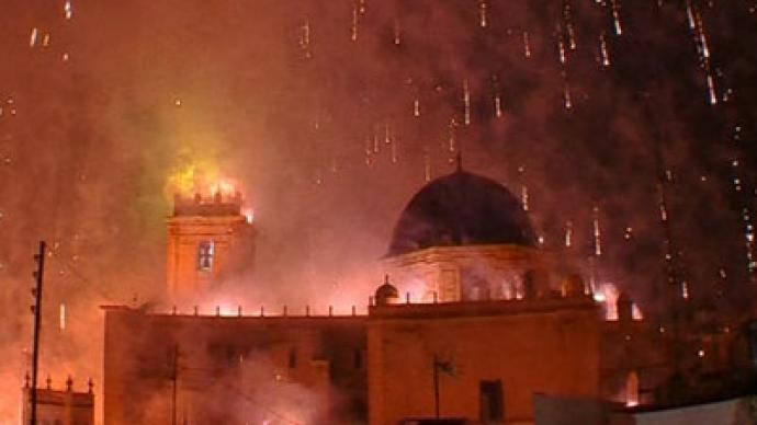 Fireworks display gone wrong injures 28 at Spanish festival (VIDEO ...