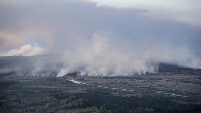 Chernobyl forest fires may result in large scale re-release of ...