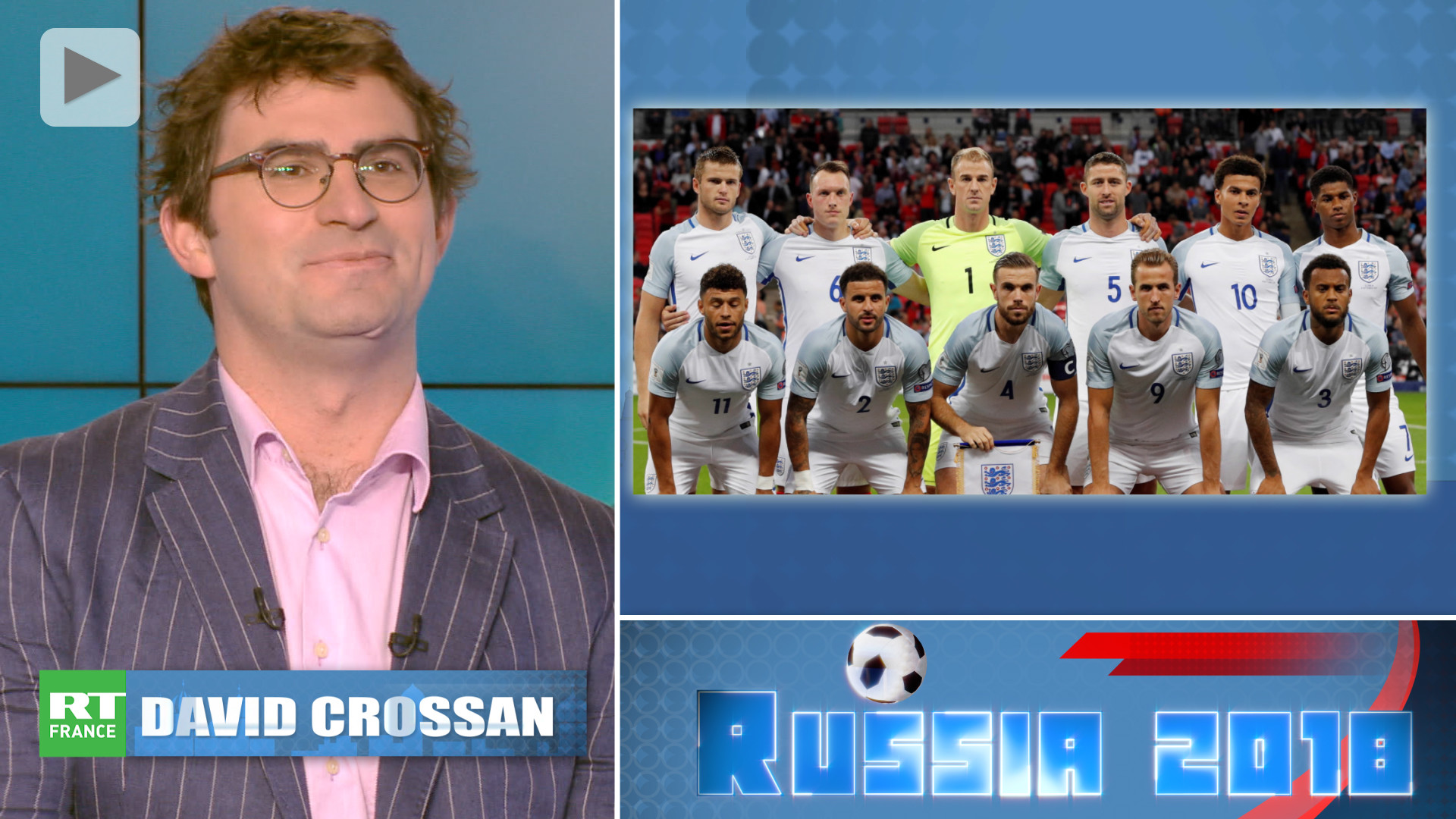 Russia 2018 : David Crossan — RT en français