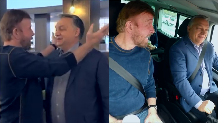 «Amis pour la vie» : Chuck Norris et Viktor Orban se découvrent plus ...