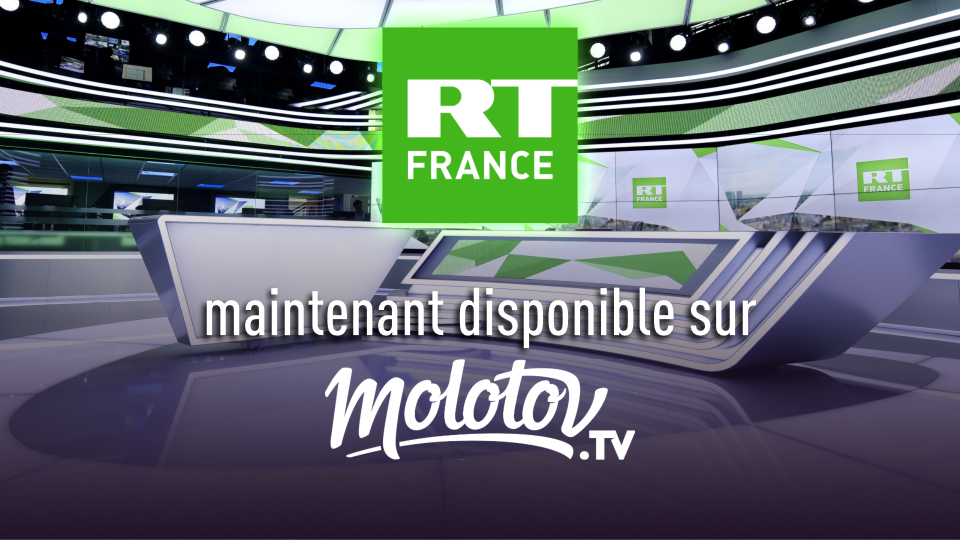 RT France arrive sur Molotov — RT en français