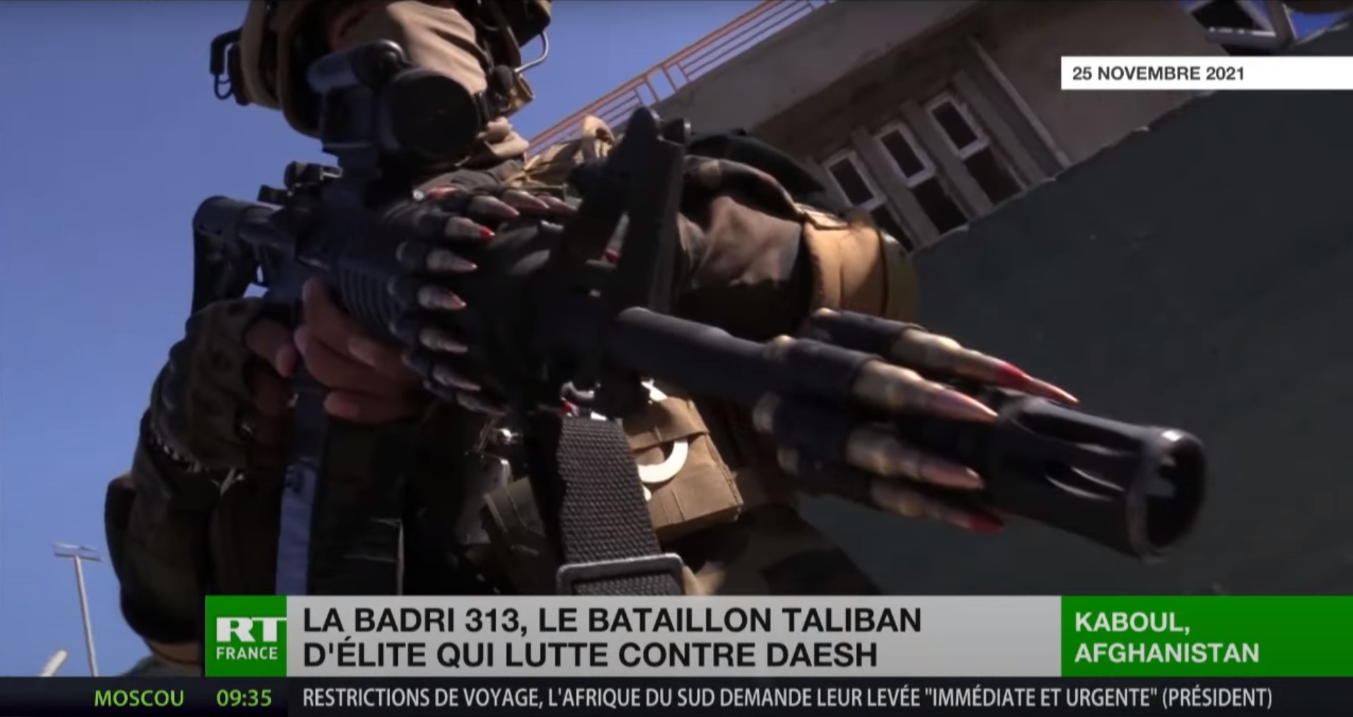 Immersion au sein de l’unité d’élite des Taliban, la Badri 313 — RT en ...
