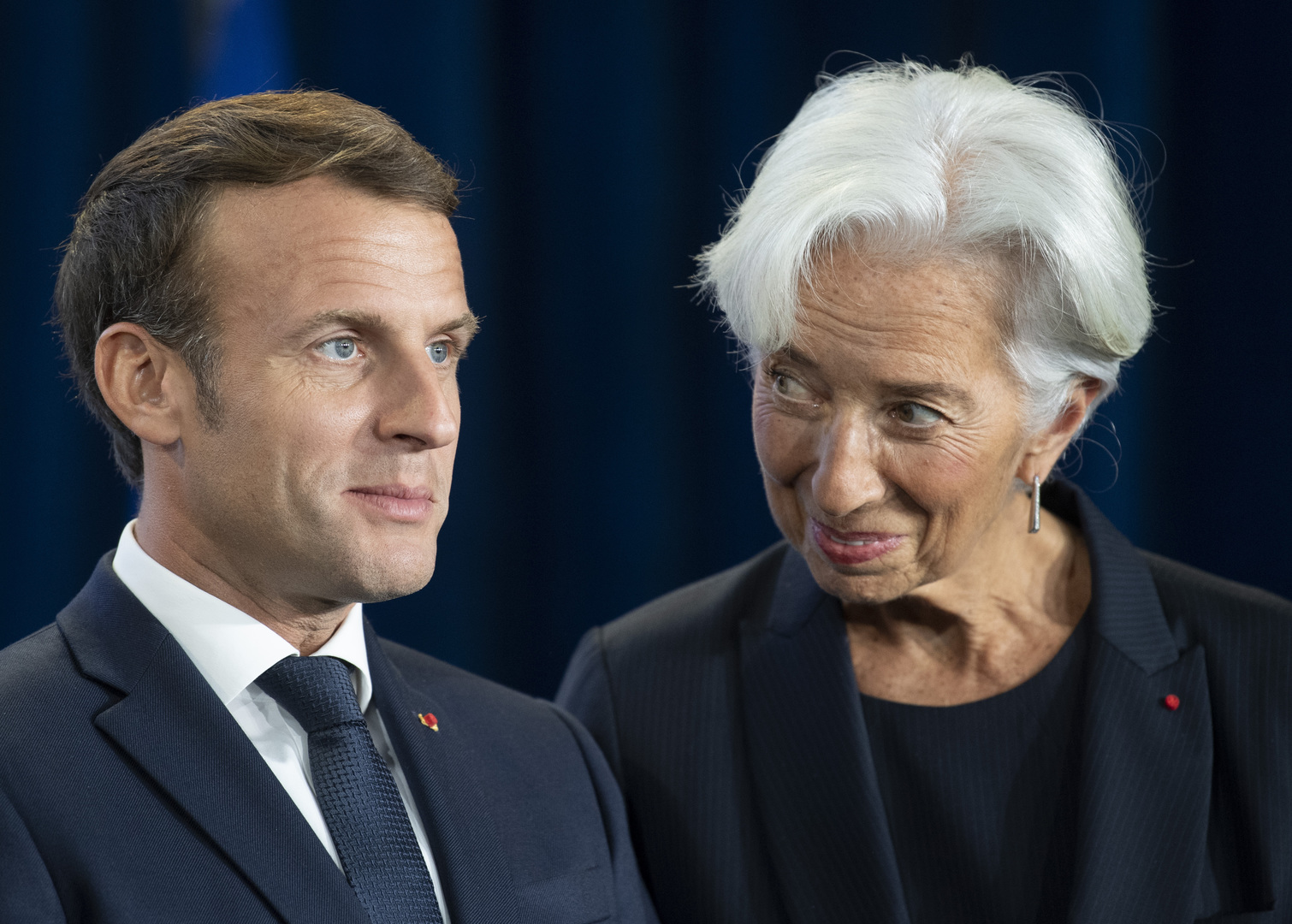 Emmanuel Macron décore discrètement Christine Lagarde, son futur ...