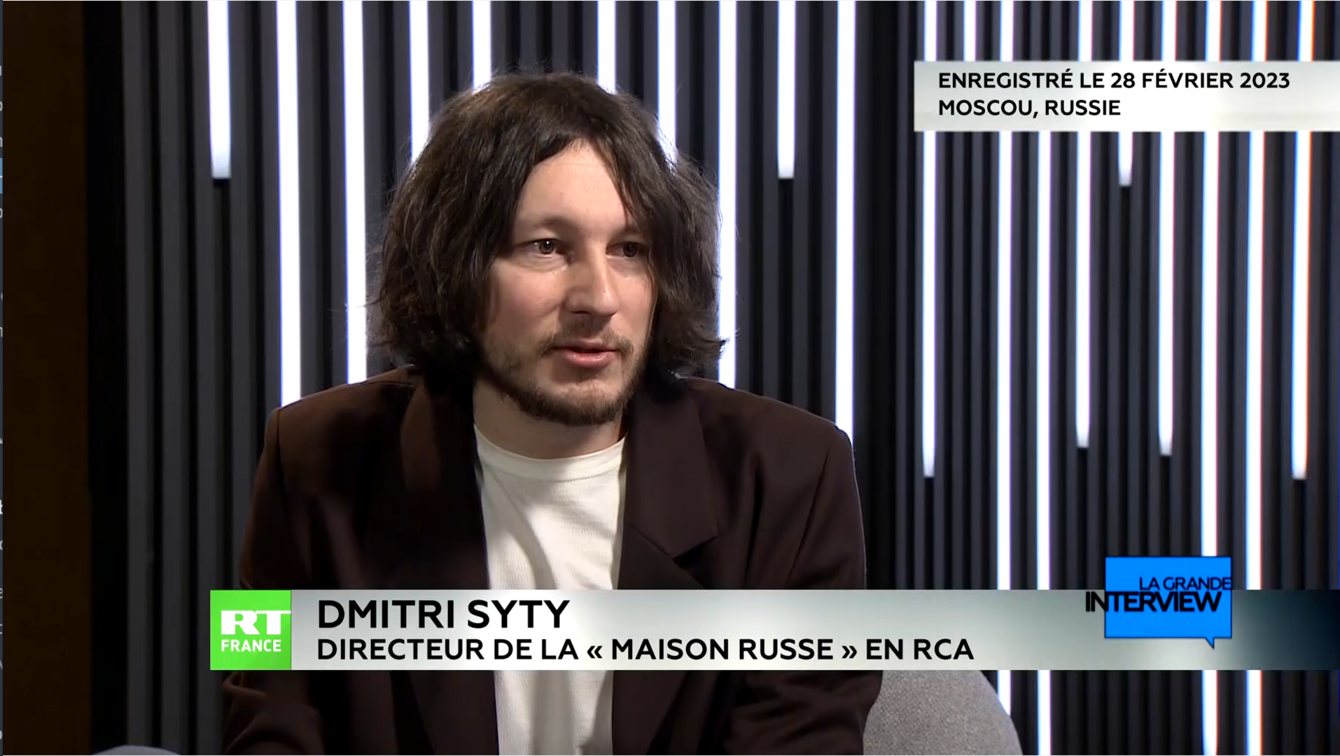 La Grande Interview : Dmitri Syty — RT en français