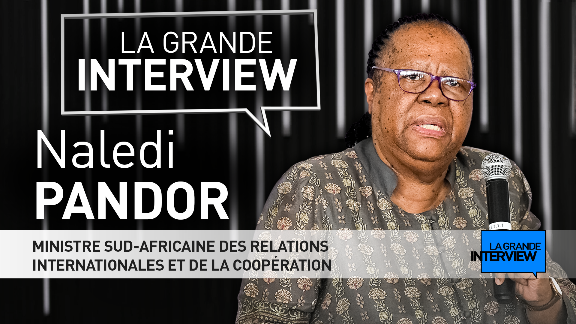 La Grande Interview : Naledi Pandor — RT en français