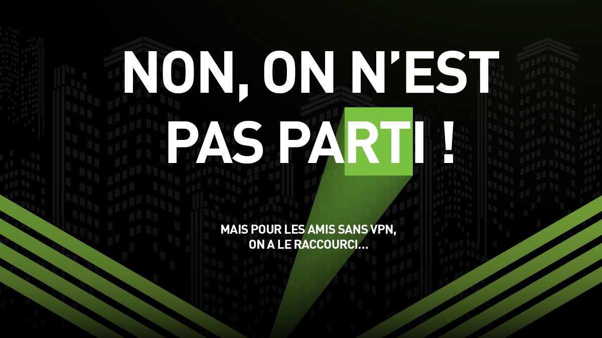 Non, on n’est pas parti ! — RT en français