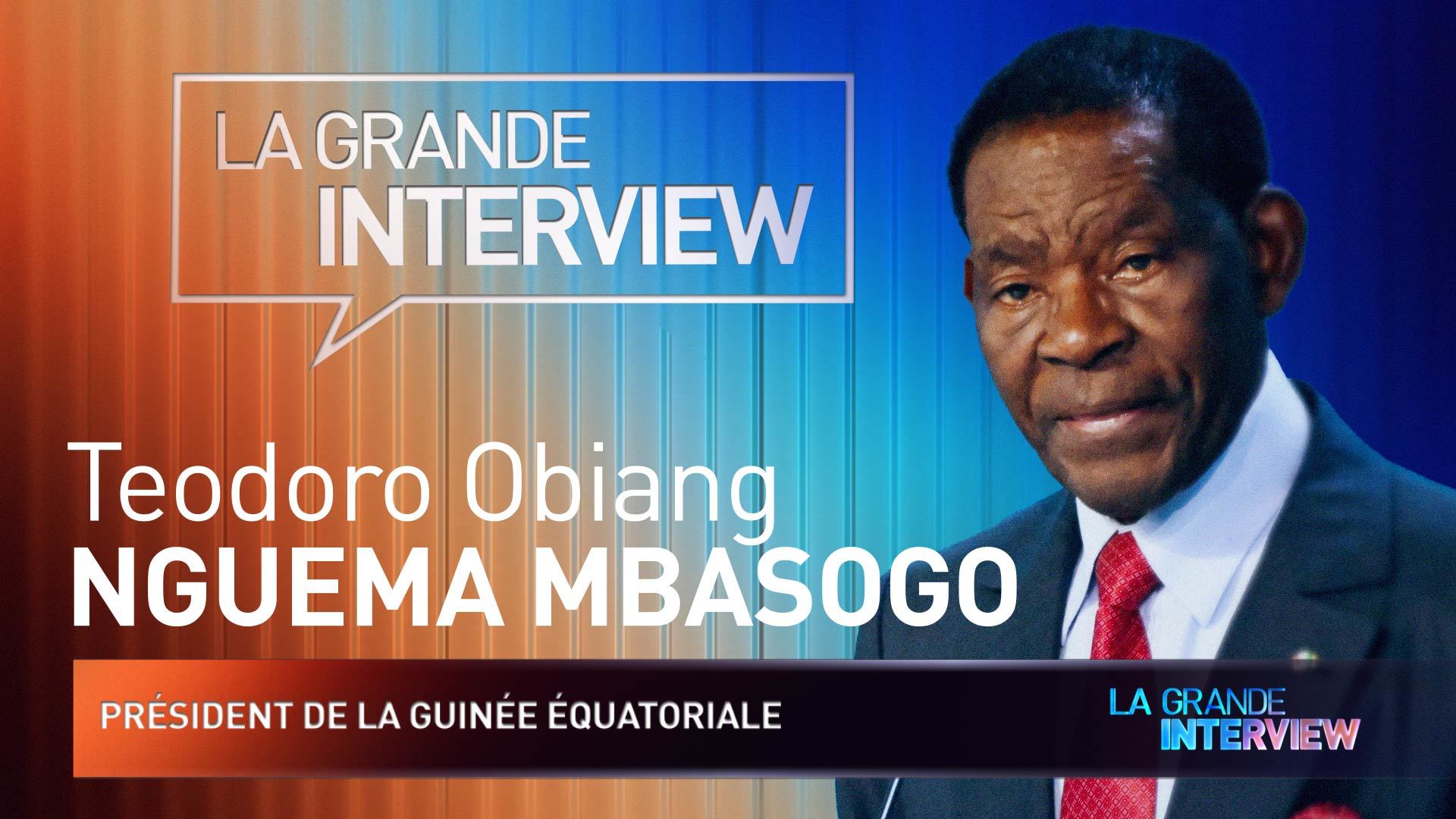 La Grande Interview : Teodoro Obiang Nguema Mbasogo — RT en français