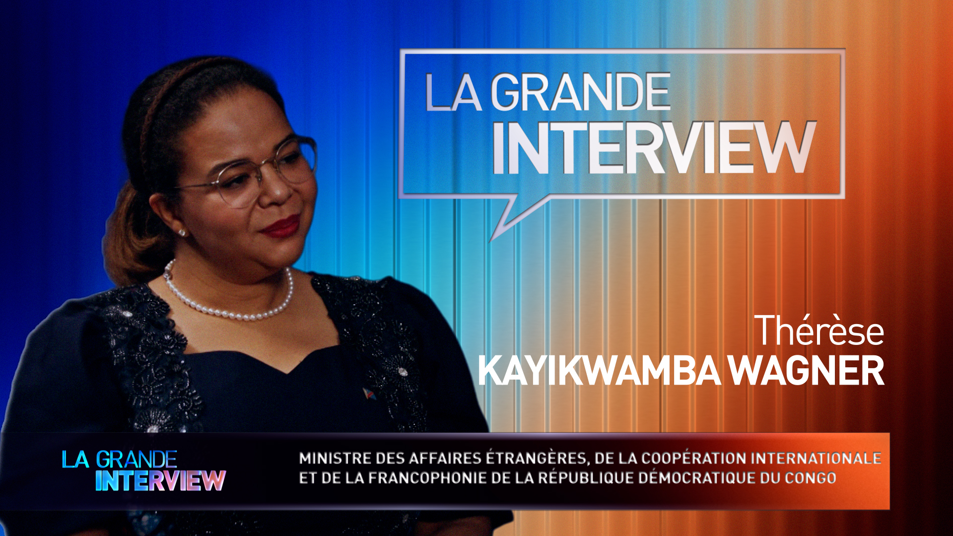 La Grande Interview : Thérèse Kayikwamba Wagner — RT en français
