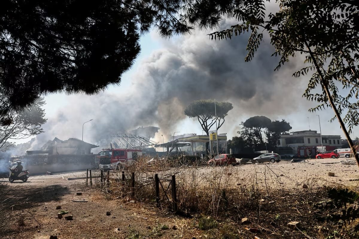 Rome : une explosion dans une station-service fait une trentaine de ...