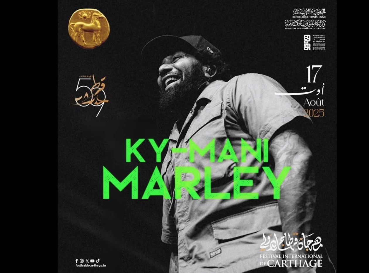 Tunisie : le concert de Ky-Mani Marley annulé au festival de Carthage ...
