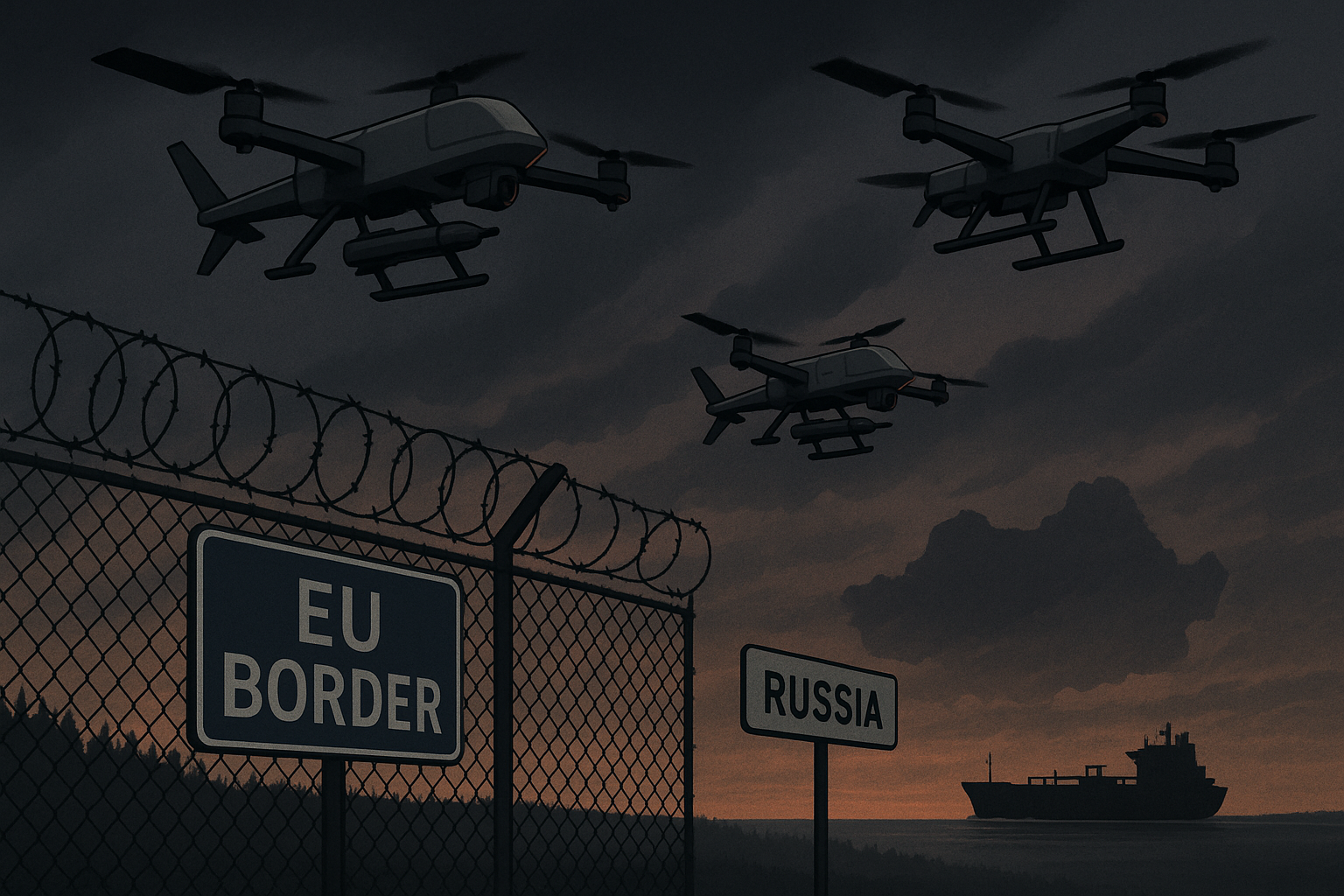 Mur de drones, surveillance des pétroliers : l’UE intensifie ses ...