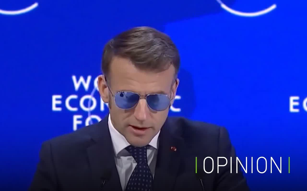 Macron à Davos : lunettes noires et discours à l’ouest — RT en français