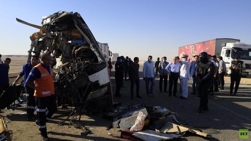 مصر مصرع 22 شخصا وإصابة 33 في حادث مروع Rt Arabic