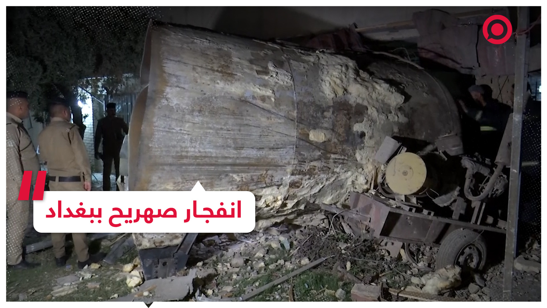 انفجار صهريج غاز في المنطقة الواقعة بين الطالبية وحي القاهرة قرب ملعب
