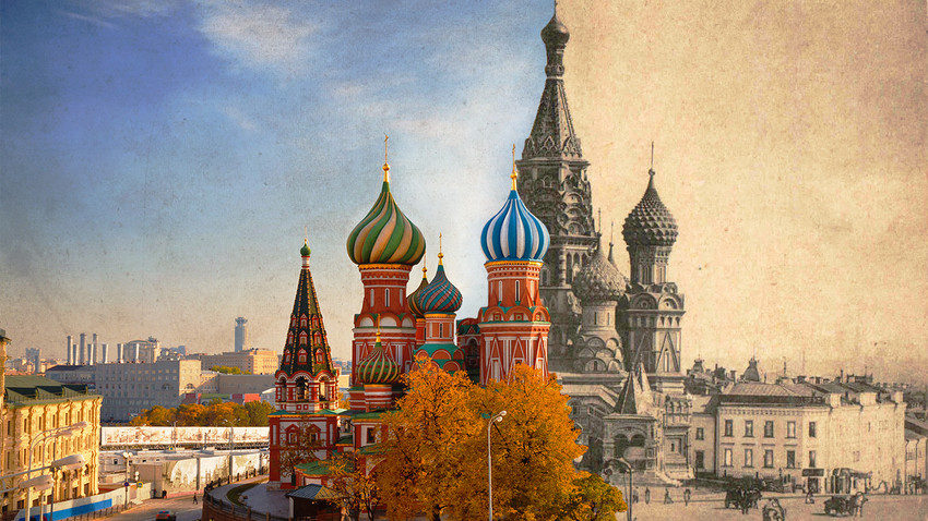Before and after: How Moscow looked in the 19th century and today ...