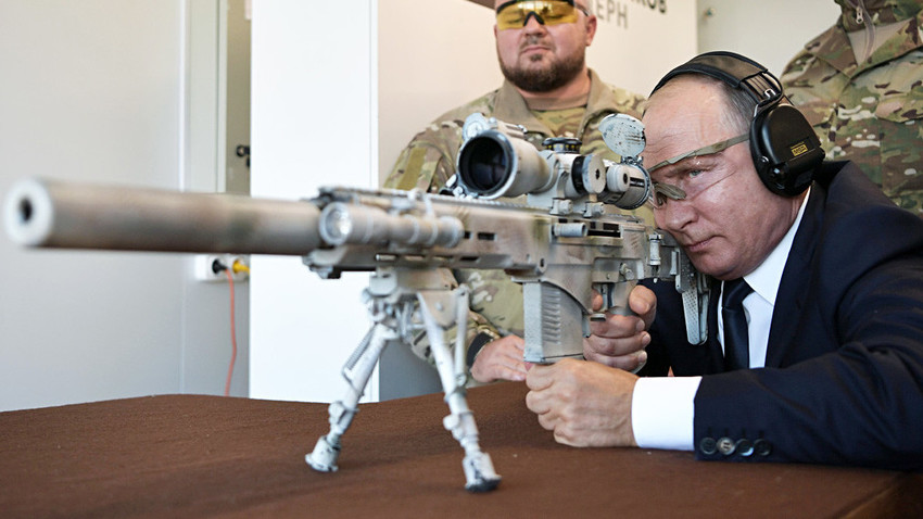 Pincha aquí para comprobar la buena puntería de Vladímir Putin ...