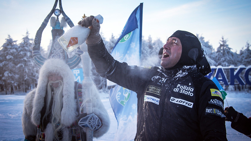 How an Italian marathon runner braved bone-chilling temperatures in ...