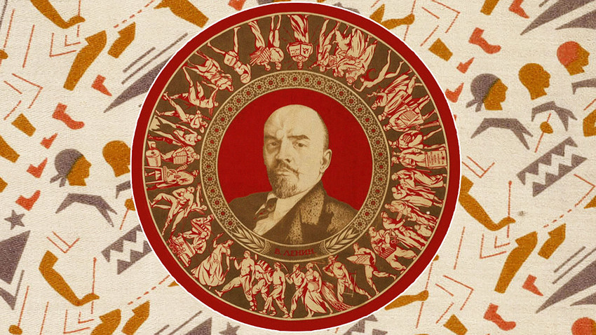 WARNING: these patterns are hypnotizing. And there's Lenin on them ...