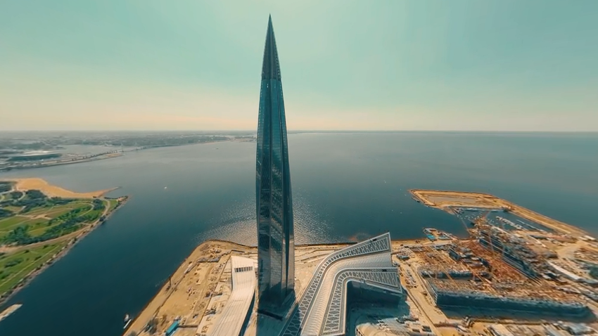 Confira este vídeo em 360º do Centro Lakhta, o arranha-céu mais alto da ...