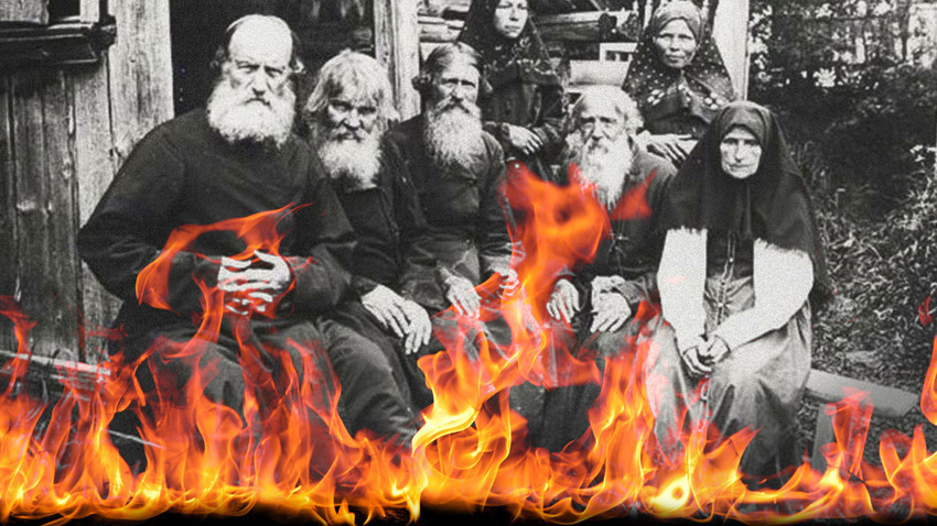 Ognjeni krst: Kako so se ruski staroobredci zažigali do smrti - Russia Beyond Slovenija