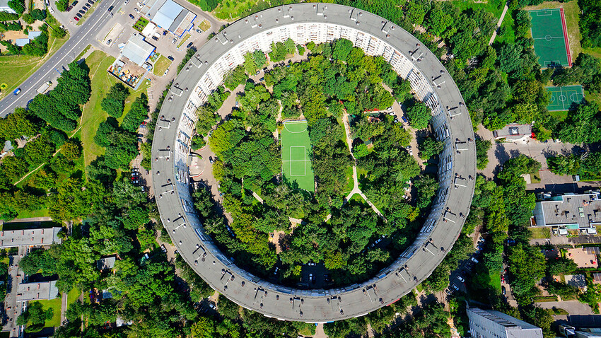 Warum in der UdSSR runde Häuser gebaut wurden (FOTO) - Russia Beyond DE