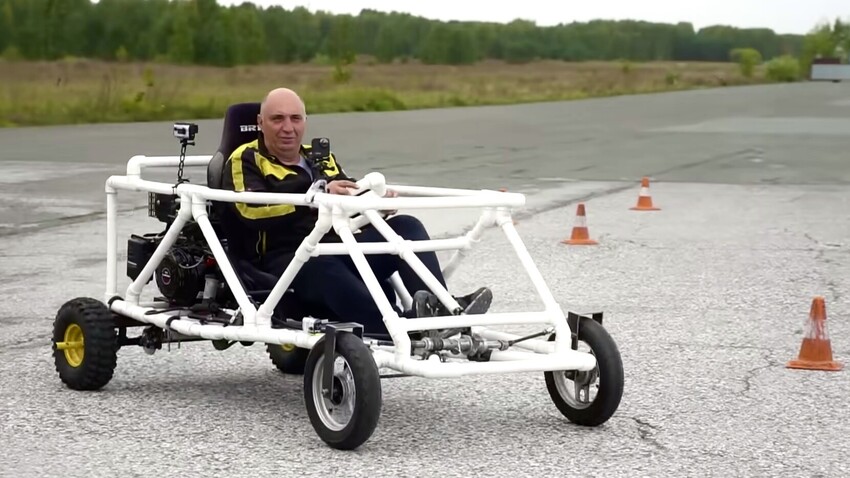 Selbstgebauter Buggy aus... PVC-Röhren (VIDEO) - Russia Beyond DE
