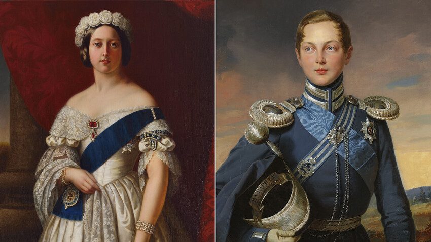 El breve romance de Alejandro II de Rusia con la joven reina Victoria ...