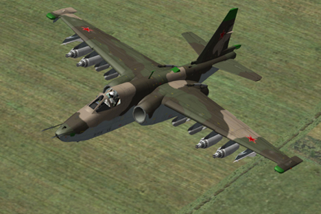 Sukhoi Su-25 Fighters Bomb and Shoot Ground Targets - Russia Beyond